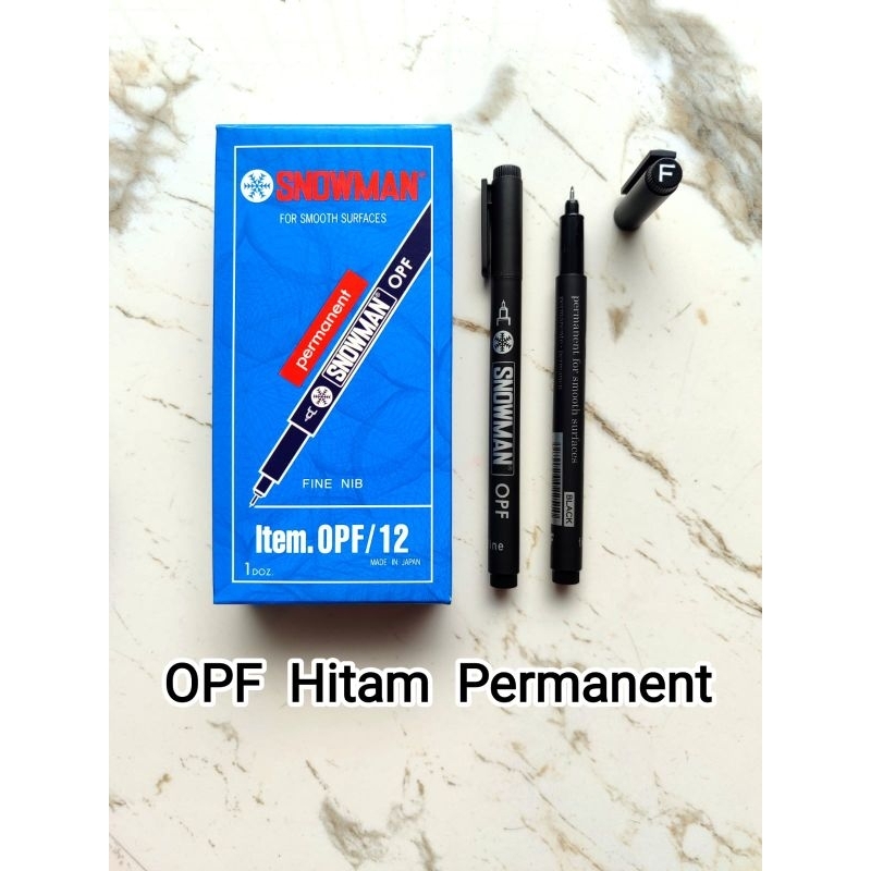 Snowman OPF Markers / Permanent Markers (Unit) | Shopee Malaysia