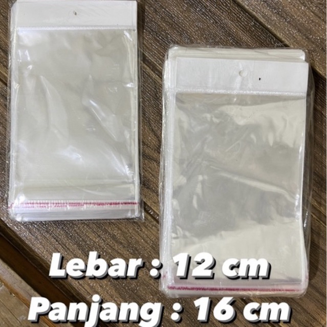 Opp SEAL PLASTIC 12x16CM HOLE GLUE PLONG PACKAGING PERLIS MASK 100PCS ...