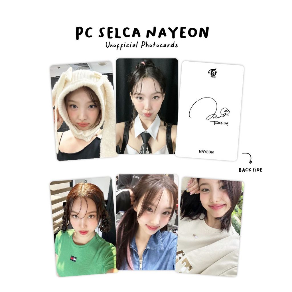 Twice Selca 2-sided Photocard Contains 5 Unofficial pcs | Shopee Malaysia