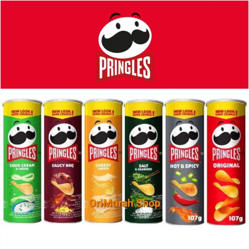 Pringles Potato Chips Original Potato Chips Cheesy Cheese Hot Spicy ...
