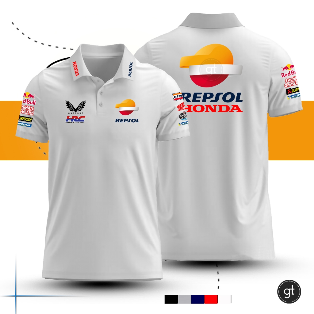 Repsol HONDA GP Team Replica MotoGP polo shirt | Shopee Malaysia