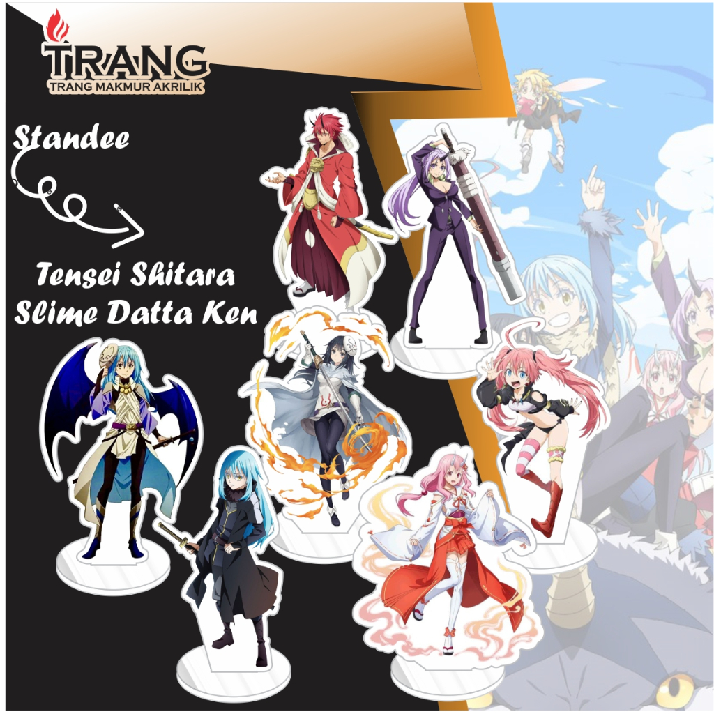 Standee figure Acrylic Rimuru Tensei Shitara Slime Datta Ken / Standing ...
