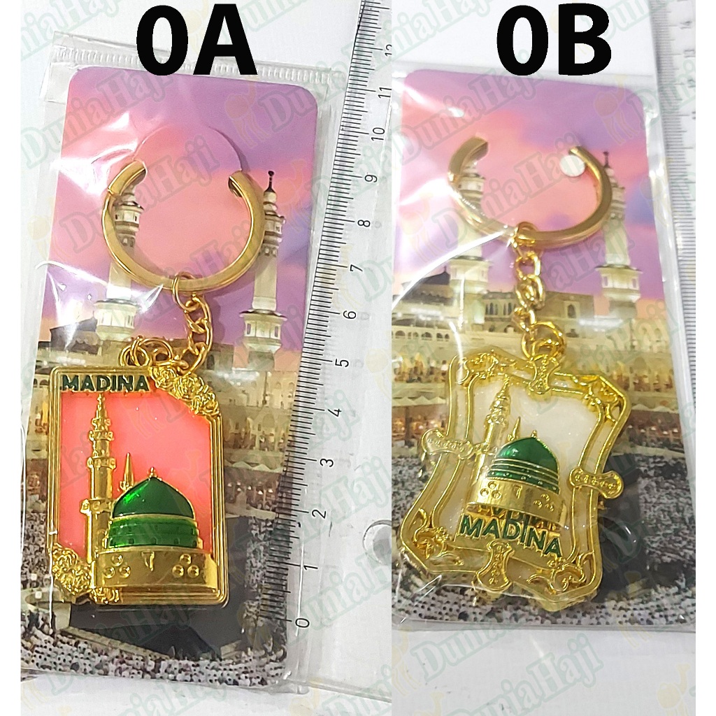 GANTUNGAN Keychain Of The Nabawi Mosque Stainles Souvenir By Hajj And ...