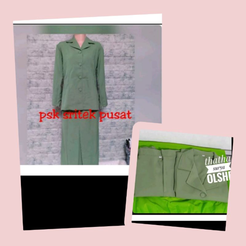 Psh bsk psk persit uniform sritex top and skirt latest center mupus ...