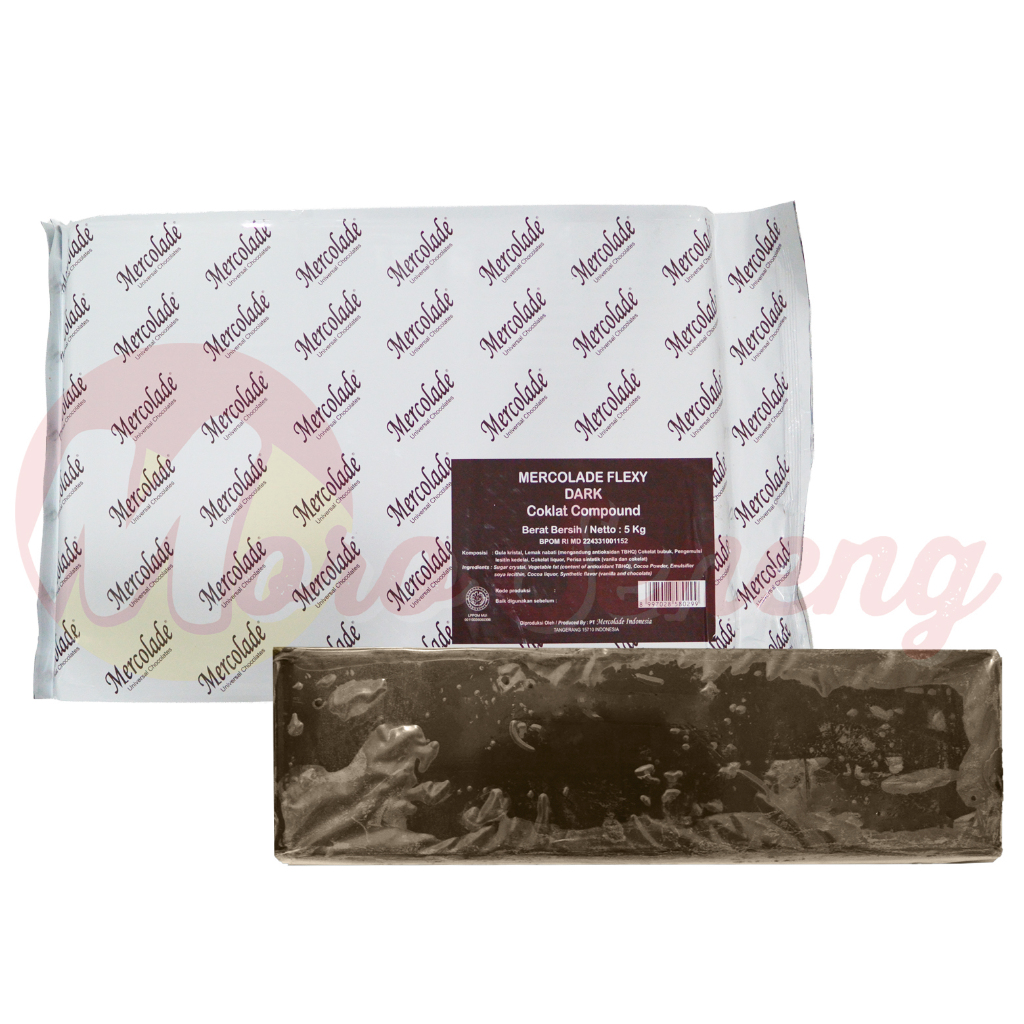 Mercolade Flexy 1 kg Repack Dark Chocolate Compound Chocolate Block 1kg ...