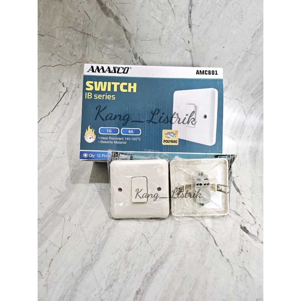 IB Amasco AMC801 Single Switch Engkel Switch / IB PIOLINE Engkel Switch | Shopee Malaysia