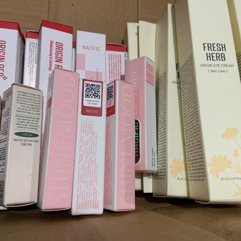 Nacific FRESH HERV EYE CREAM ORIGIN RED SPOT CREAM LIP STAIN VEGAN LIP ...