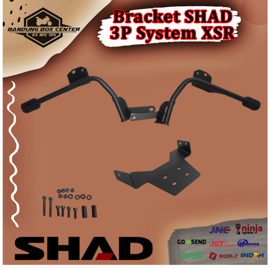 SideBox Bracket Side Box Bracket Shad 3P System Yamaha XSR SH23 SH35 ...