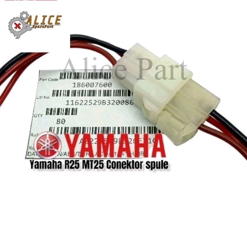 Yamaha R25 MT25 Ignition Spool Socket ORIGINAL 3-wire PIN | Shopee Malaysia