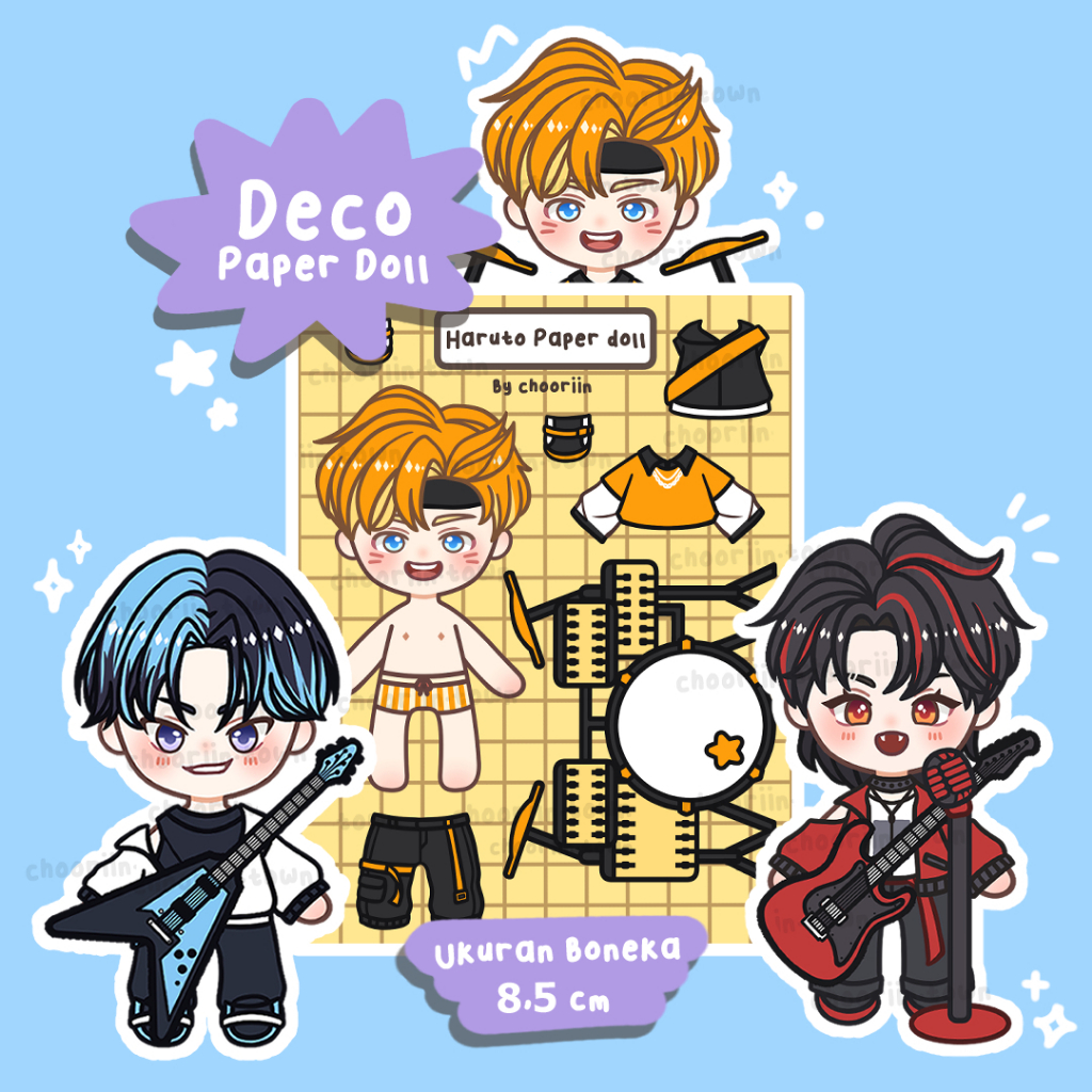 [Male Basic Paper Doll] Old School Toy Disassembled BP - Paper Doll ...