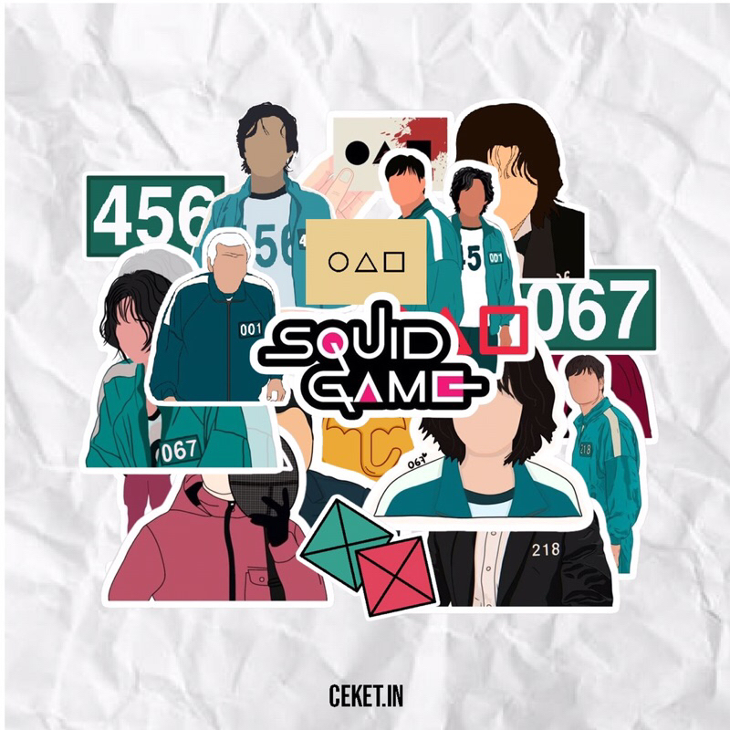 Squid Game Sticker Pack | Shopee Malaysia