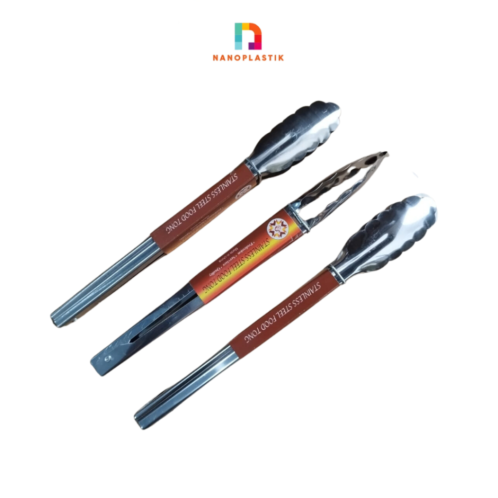 Food TONG Large STAINLESS STEEL CAPITAN Tongs Fried FOOD Cake PECEL ...