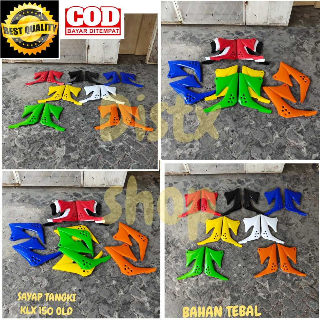 Klx 150 OLD TANK WING LEGSHIELD FRONT COVER KLX 150 OLD TRAIL SUPERMOTO ...