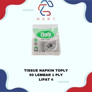 Toply Tissue Napkin 50 Sheets 1 Ply Fold 4 - 1 Pcs | Shopee Malaysia