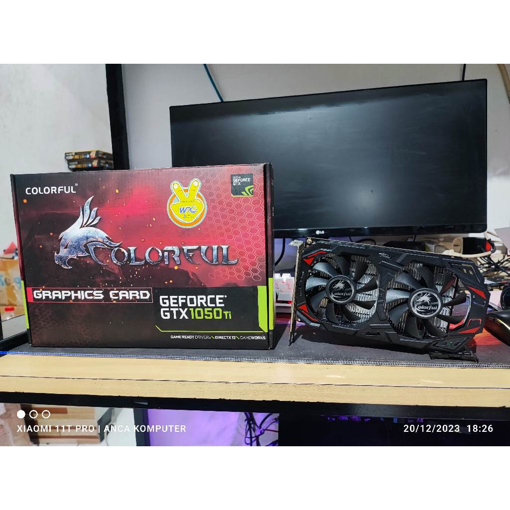 Vga CARD GTX 1050 ti colorful 4gb 128 bit ddr5 | Shopee Malaysia