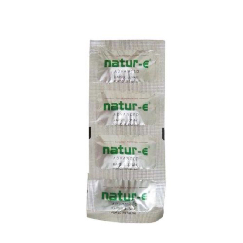 Natur E advance (strip packaging contains 4 soft capsules) | Shopee ...