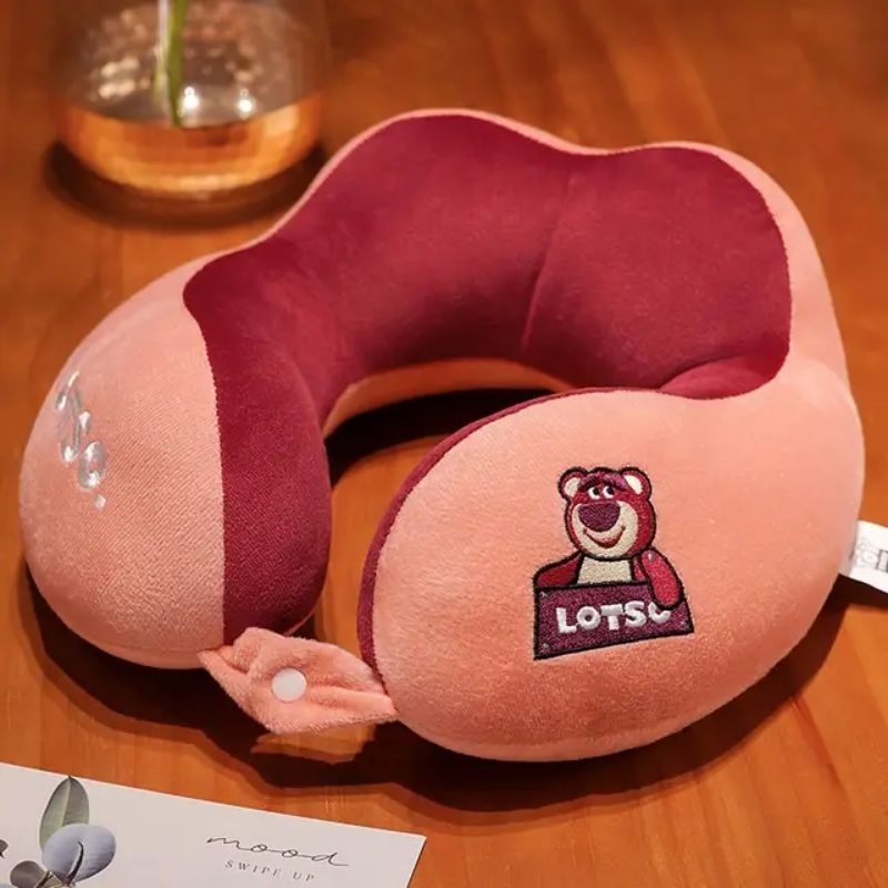 Lotso Shaped Nap Neck Pillow Car Neck Pillow Yelvo Material with SNI ...