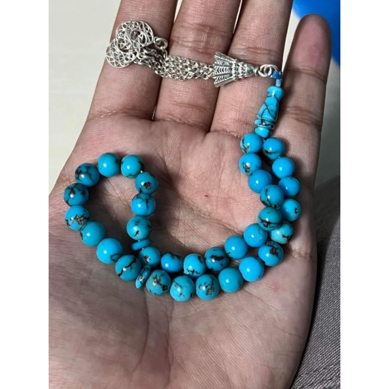 Tasbih & Bracelet Turquoise Natural Turquoise Sinai Syinawi Egyptian ...