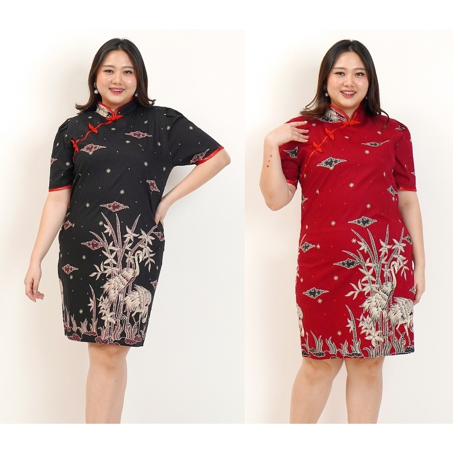 Dress Women JUMBO BIG SIZE 32A CHEONGSAM CHINESE SHANGHAI XXL XXXL LD ...