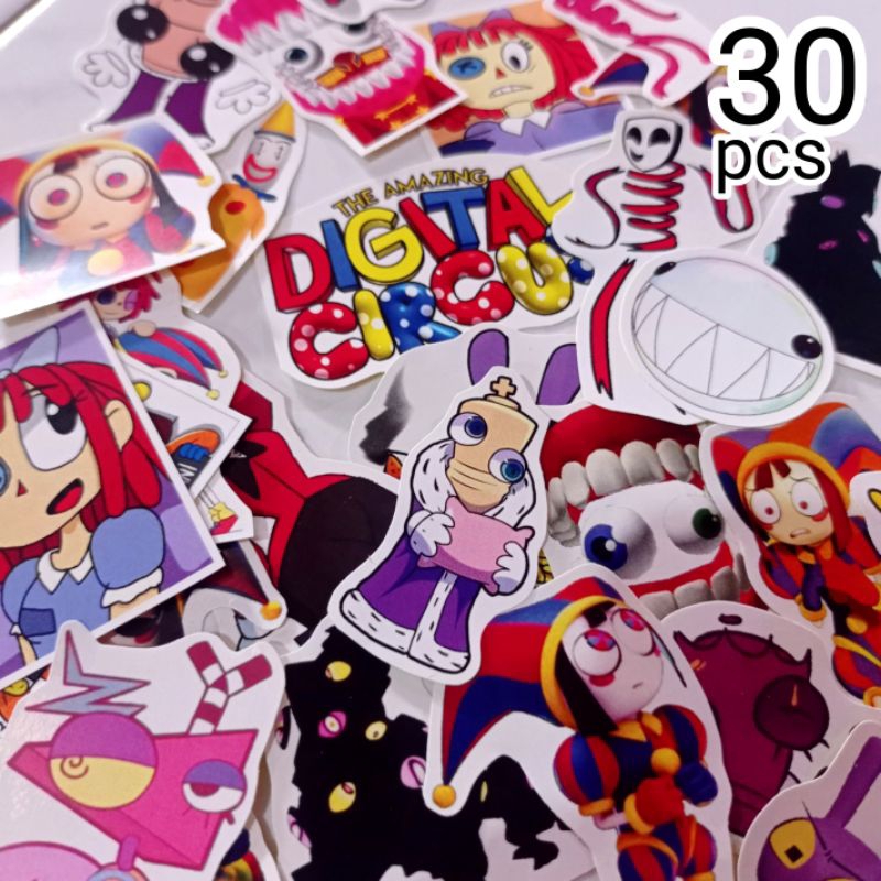 Amazing Digital Circus Stickers 30pcs Pomni Game Character Stickers ...
