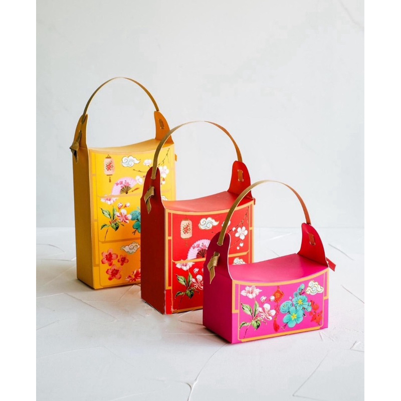 (min 5 pcs) chinese new year heritage box, chinese new year hamper box ...