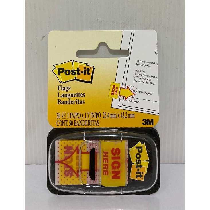 Sticky Note Post it 3M Sign here | Shopee Malaysia