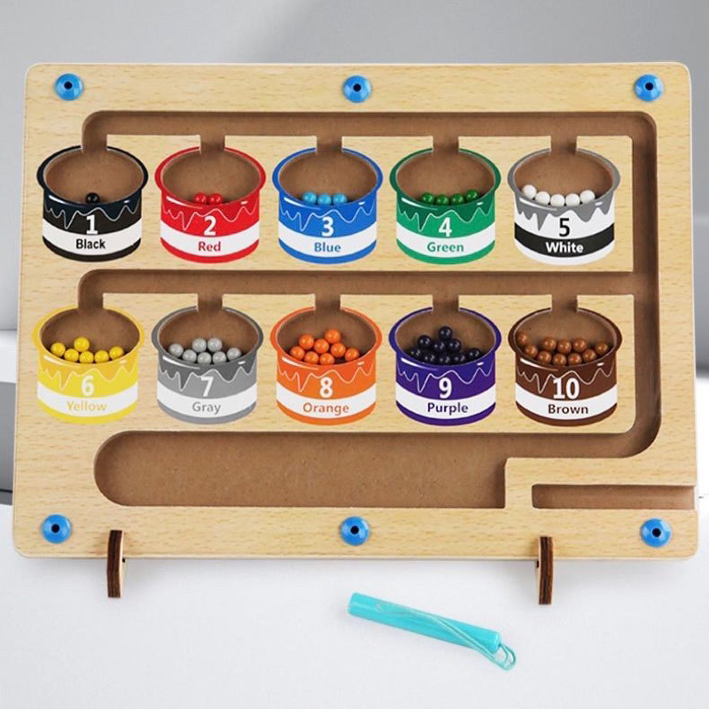 KAYU Magnetic Color Separate Toys/Color Sorting Educational Toys/Color ...