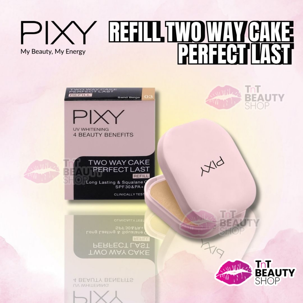 Pixy UV Whitening Two Way Cake Perfect Last | Refill | Solid Powder ...