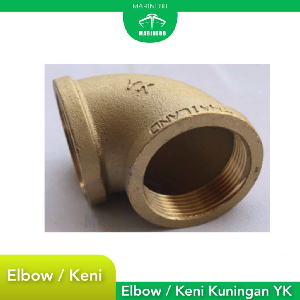 Elbow / KENI 3/8" BRASS CONNECTION YK THAILAND | Shopee Malaysia