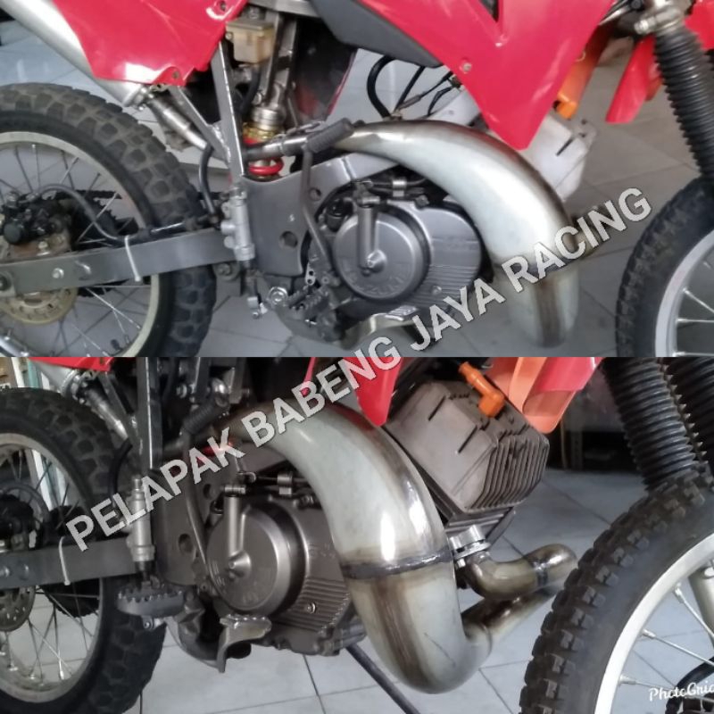 Suzuki SATRIA 2 Stroke TRAIL Shrimp Exhaust RG SPORT RGV 120 RGX 120 ...