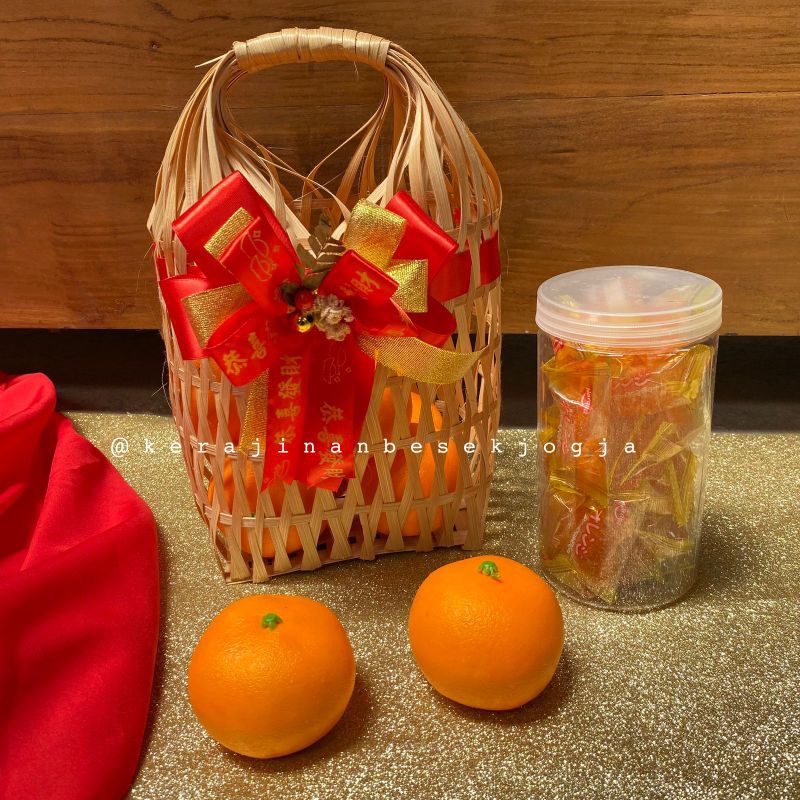Cny HAMPERS | Natural RIBBON NASTAR SNACK BAG | Chinese new year gift ...