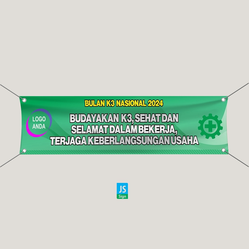 K3 SAFETY BANNER BANNER National K3 Moon Theme 2024 | Shopee Malaysia
