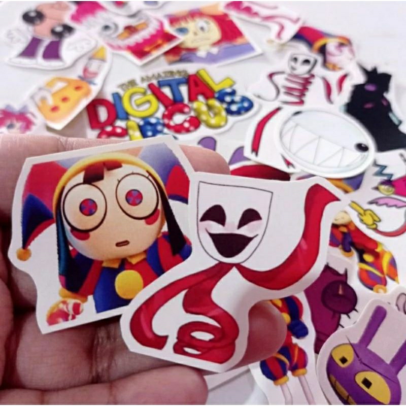 Circus Pomni Jax Digital Stickers 30pcs The Amazing Digital Circus ...