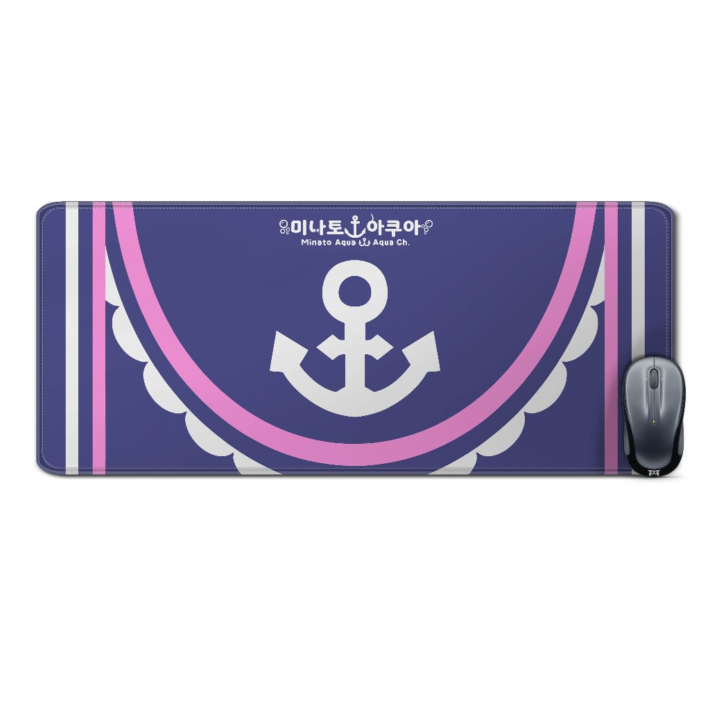 Deskmat mousepad extended anime vtuber MINATO AQUA ICON Hololive 2nd ...