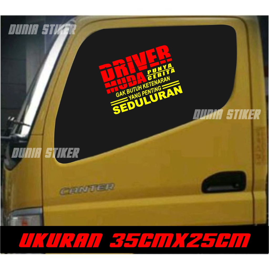 Sticker Words Glass Door Car Door Truck PICK UP GRANMAX L300 | Shopee ...