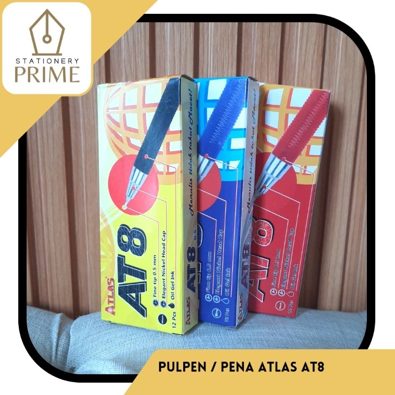 Atlas AT8 Pen (12Pcs Contents) | Shopee Malaysia