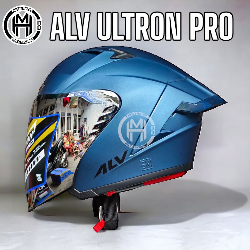 Helmet ALV ULTRON ULTRON PRO DARK TEAL DOF|New HALF FACE | Shopee Malaysia