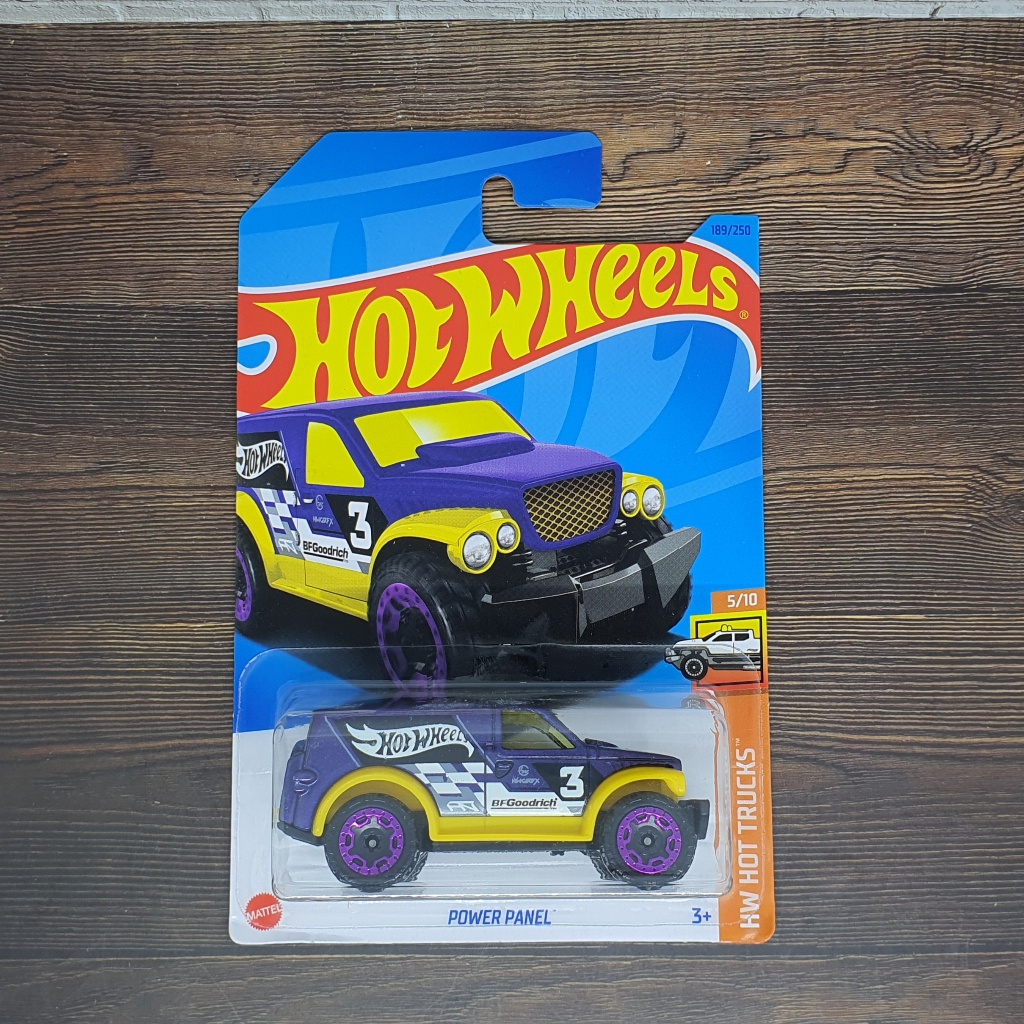 UNGU Hot Wheels Power Panel HW Hot Trucks Purple Yellow BFGoodrich ...