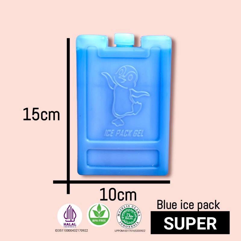 Blue ICE PACK 15x10x3cm ICE PACK GELE ICE GEL PACK - Cooling cooler bag ...