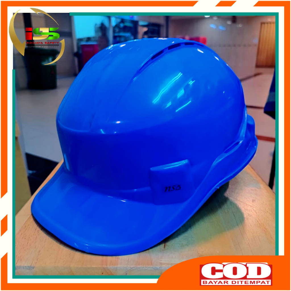 Nsa Safety Helmet Blue Ventilation Complete Inner Fastrack and Chin ...