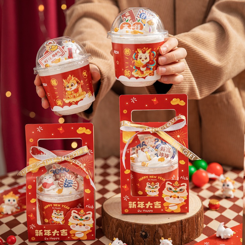[10pcs] Box Hampers Chinese New Year Sleeve Box CNY Cookie Box Fits 1 ...