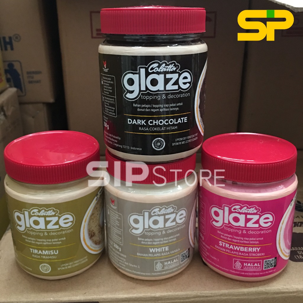 Colatta DIP GLAZE 250gr/COLATTA GLAZE 250gr (DARK/VANILLA/TIRAMISU ...