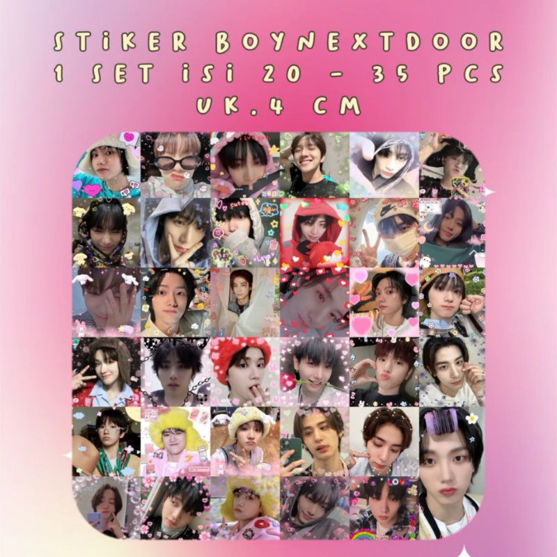 Boynextdoor Cute Stickers [Contains 20 - 35 pcs] / boynextdoor Kiyowo ...
