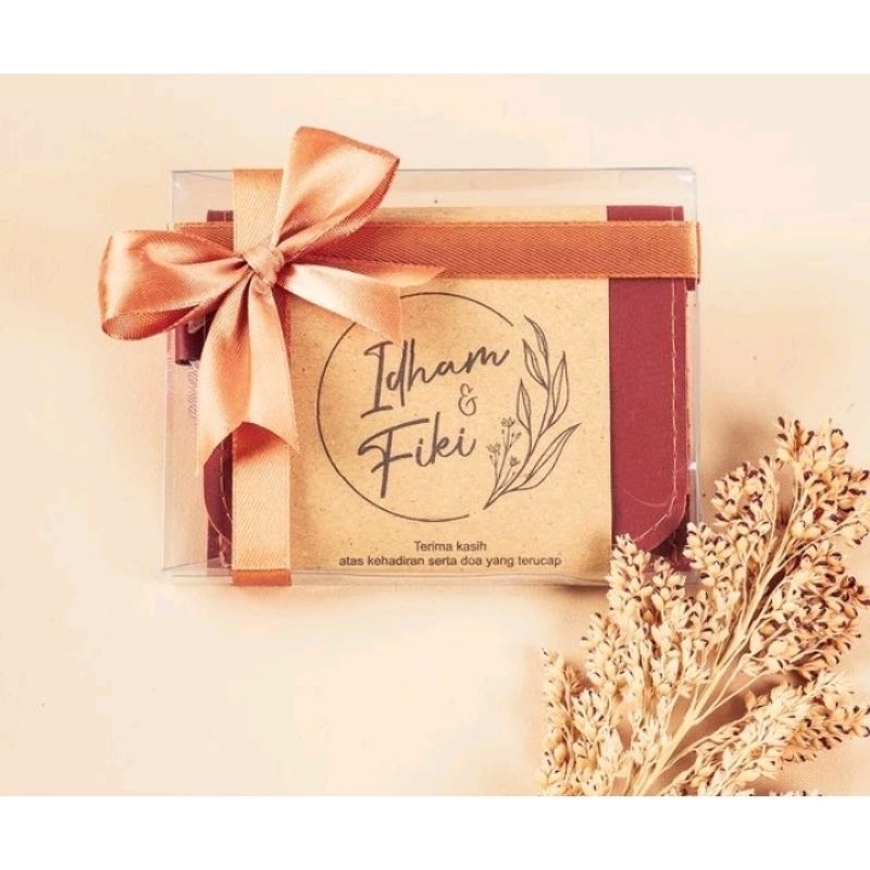 Souvenir CARD HOLDER Packed Mica Complete With Elegant Ribbon | Shopee ...
