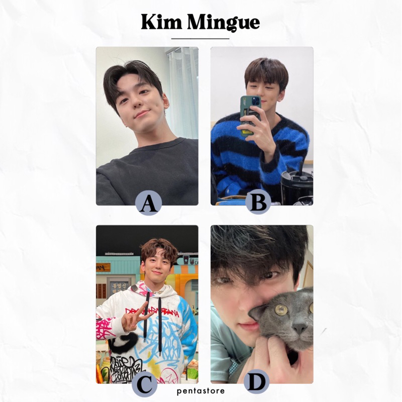 Actor Photocard Choo YoungWoo Hong Mingi Hwang Inyeop Bae Hyunsung Song ...