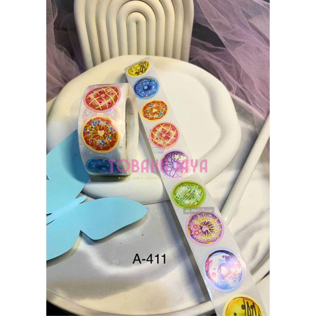Donut Label STICKER / Unique & Cute Fast Food Label STICKER | Shopee ...