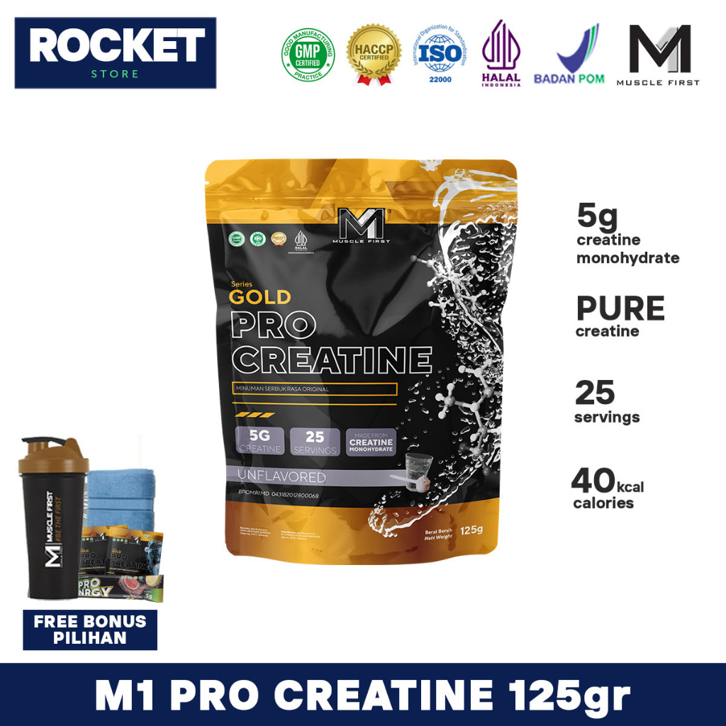 M1 Muscle First Pro Gold Creatine 360gram/MuscleFirst Creatine ...