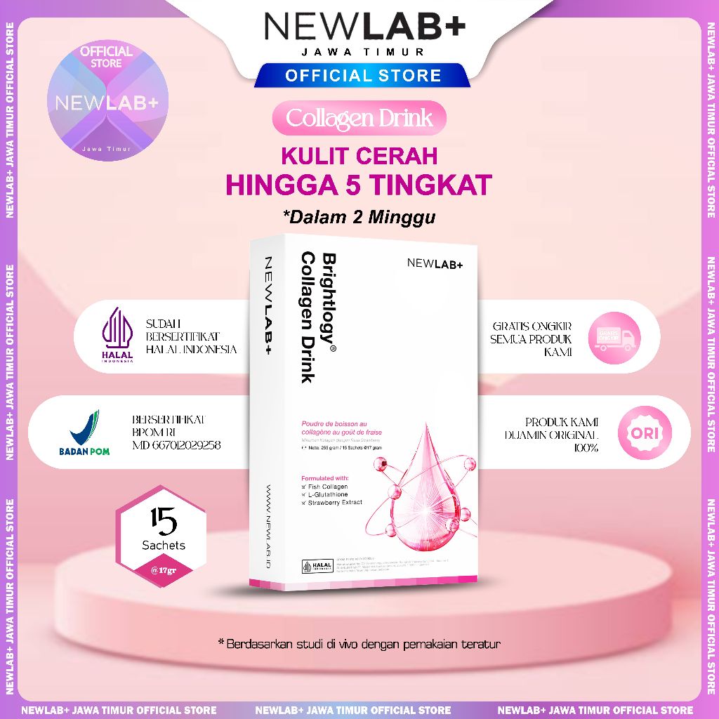 Newlab Premium Collagen Drink | Collagen Beauty Drink | Skin Lightening Supplements | Shopee ...