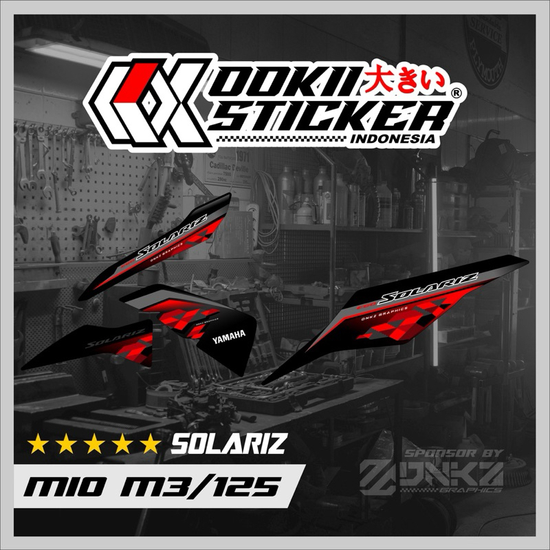 Mio M3/Z Sticker Mio M3/Z Premium Solariz Standard OOKII Striping Decal ...