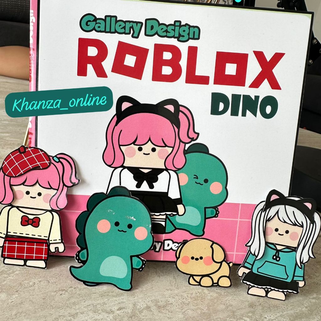 Roblox DINO Newest Children's Educational Toys PAPERDOLLS Disassembly ...